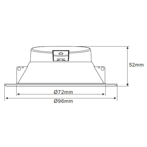 7w 70-80mm Cut Out | Crystal Palace Lighting