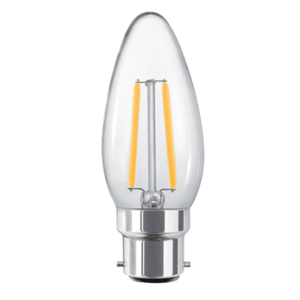 Candle LED Globe 3W; B15, B22, E14, E27 | Crystal Palace Lighting