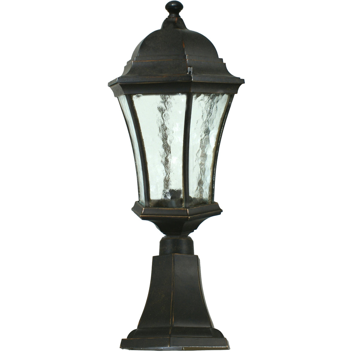 Strand Exterior Pillar Mount in Antique Bronze, 2 Size Options ...