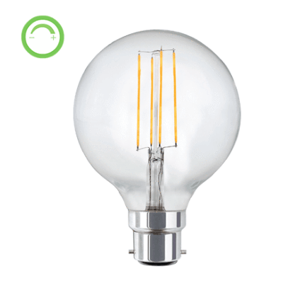 G95 LED 6 Watt Dimmable E27 or B22 Base | Crystal Palace Lighting
