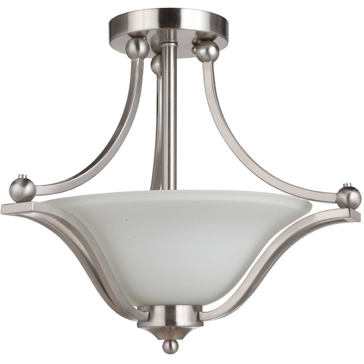 Rivoli 3 Light Semi Flush Light, 2 Colour Options | Crystal Palace Lighting